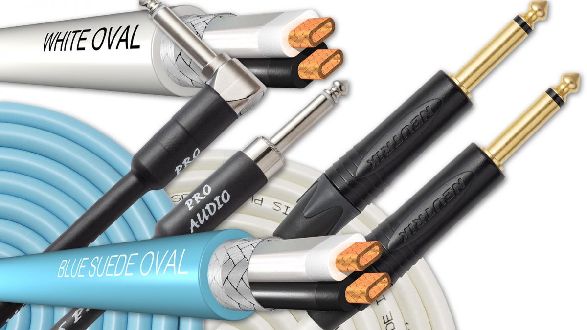 Analysis Plus Introduces Blue Suede Oval & White Oval Instrument Cables